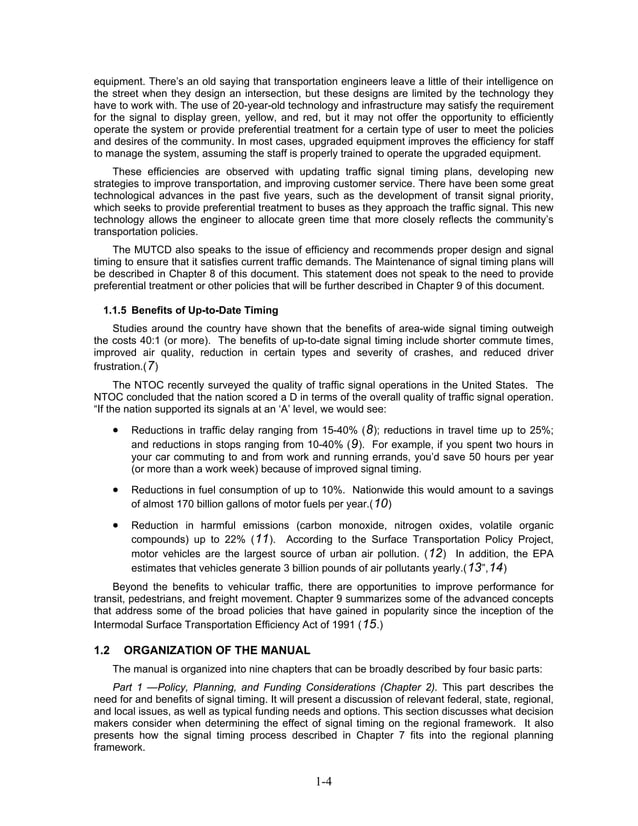 The signal timing_manual_08082008 | PDF | Business | Business and Finance