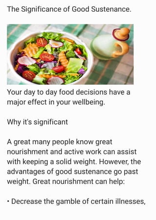 The Significance of Good Sustenance | PDF