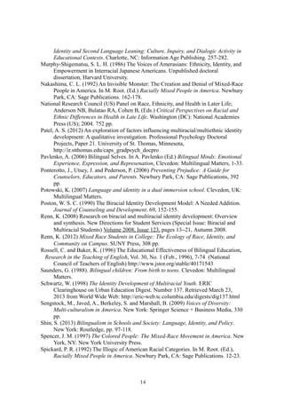 The significance of language to multiracial individuals and identity ...