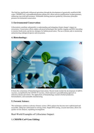 The Significance of Lifescience- An In-depth Exploration.pdf