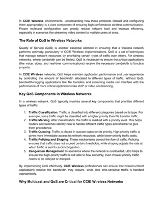 The Significance of Multicast and QoS in CCIE Wireless Networks.pdf