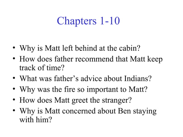 The sign of the beaver | PPT