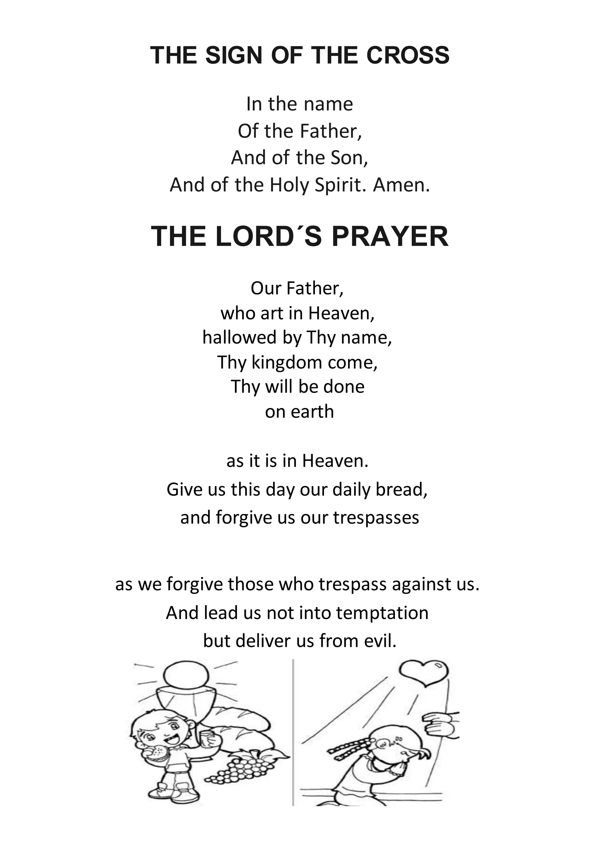The sign of the cross | DOCX