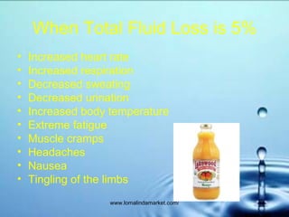 The signs and symptoms of dehydration | PPT