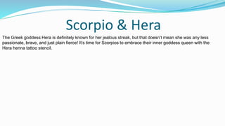 The signs as henna tattoo stencils | PPTX
