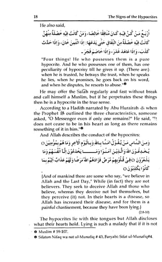 The Signs of the Hypocrites | PDF