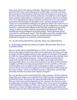 The silence of jesus | DOCX | Christianity | Religion & Spirituality