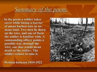 'The silent one' by Ivor Gurney | PPT