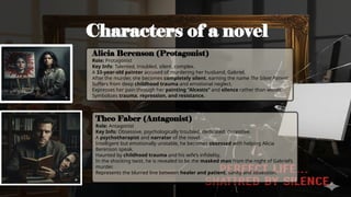 The SIlent Patient Summary, Plot, Characters, Conflict, Deformation ...