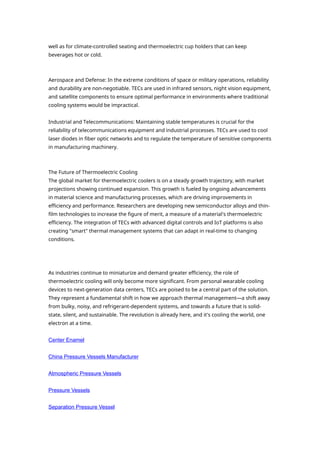 The Silent Revolution in Cooling A Deep Dive into Thermoelectric ...