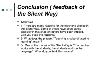 The silent way | PPT