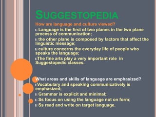 The silent way and suggestopedia | PPTX