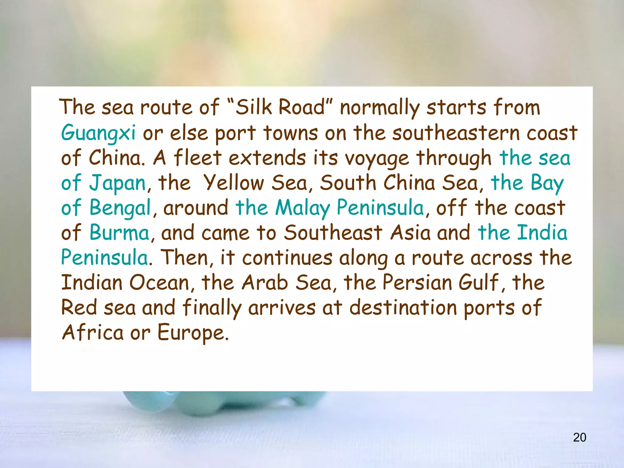 The Silk Road | PPT
