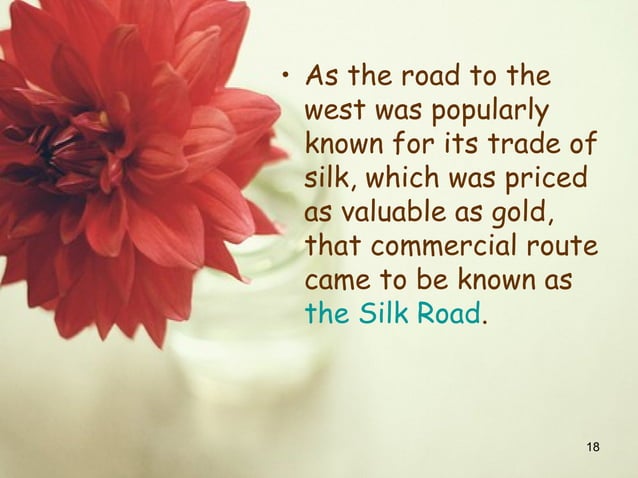 The Silk Road | PPT | Asia Travel | Travel Locations