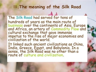 The Silk Road | PPT