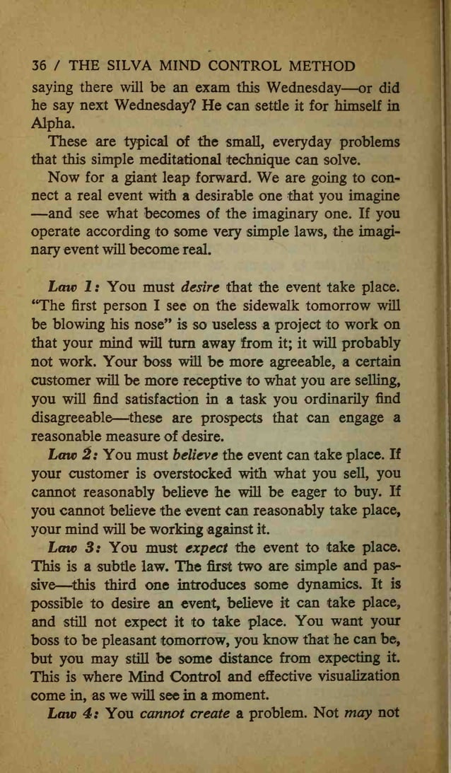 The Silva Mind Control Method - PDF Room.pdf | Brain and Nervous System ...