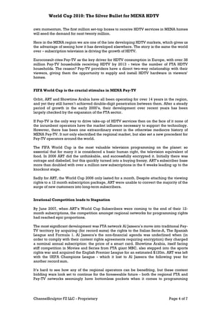 The Silver Bullet For MENA HDTV | PDF