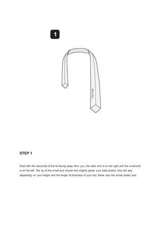 HOW TO TIE A TIE | DOCX
