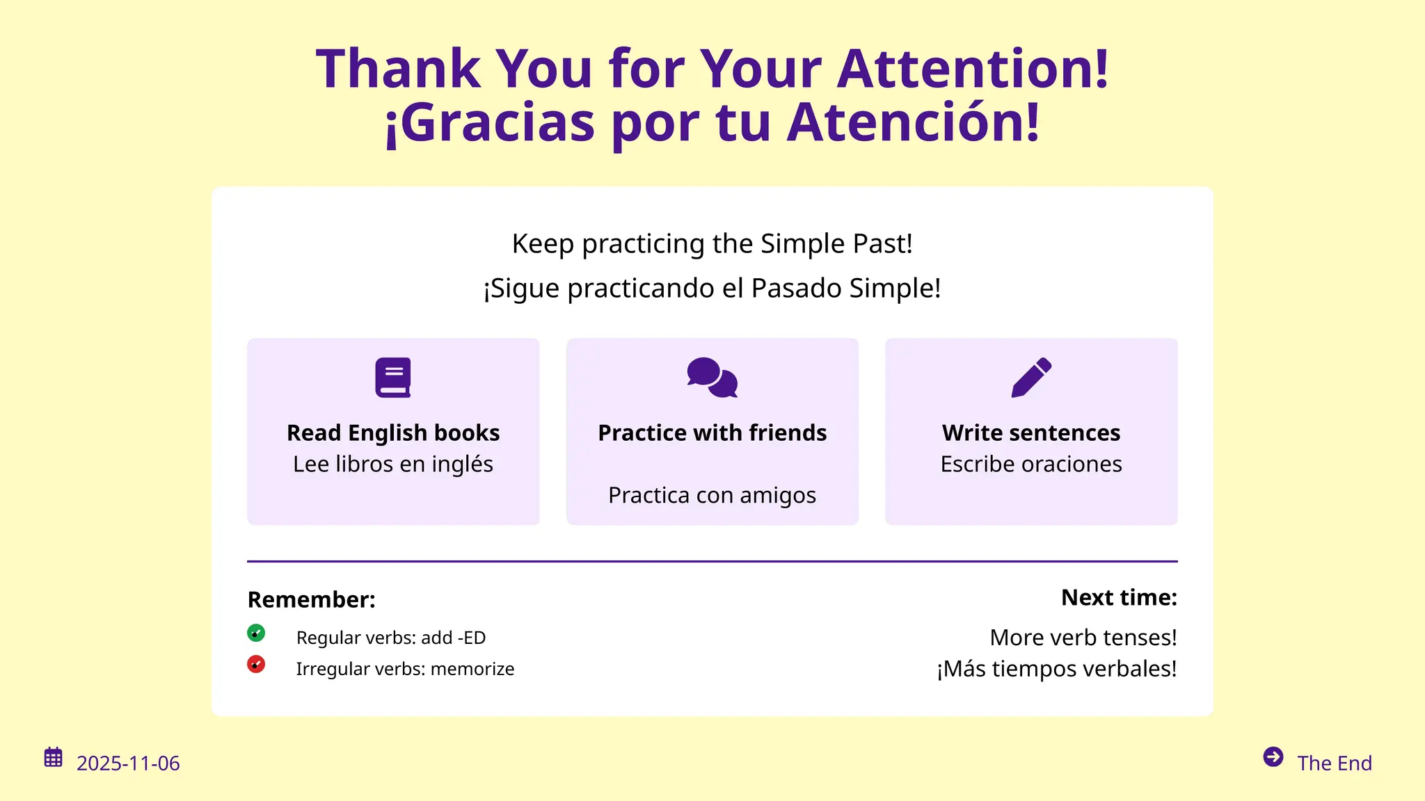 The Simple Past - El Pasado Simple.pptx1 | PPTX