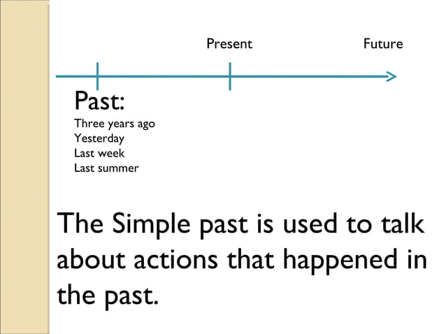 The Simple Past Presentation | PPT | Adventure Travel | Travel Type