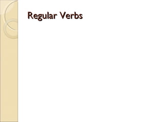 The Simple Past Presentation | PPT