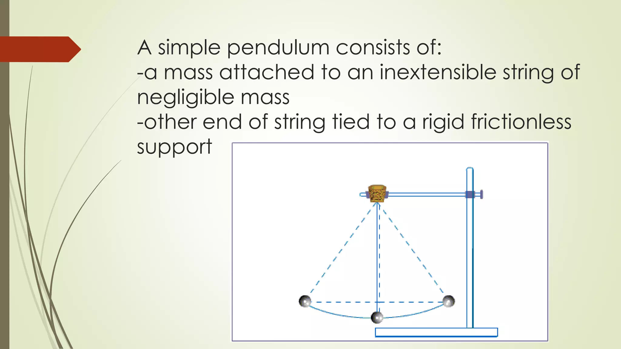 The simple pendulum | PPTX