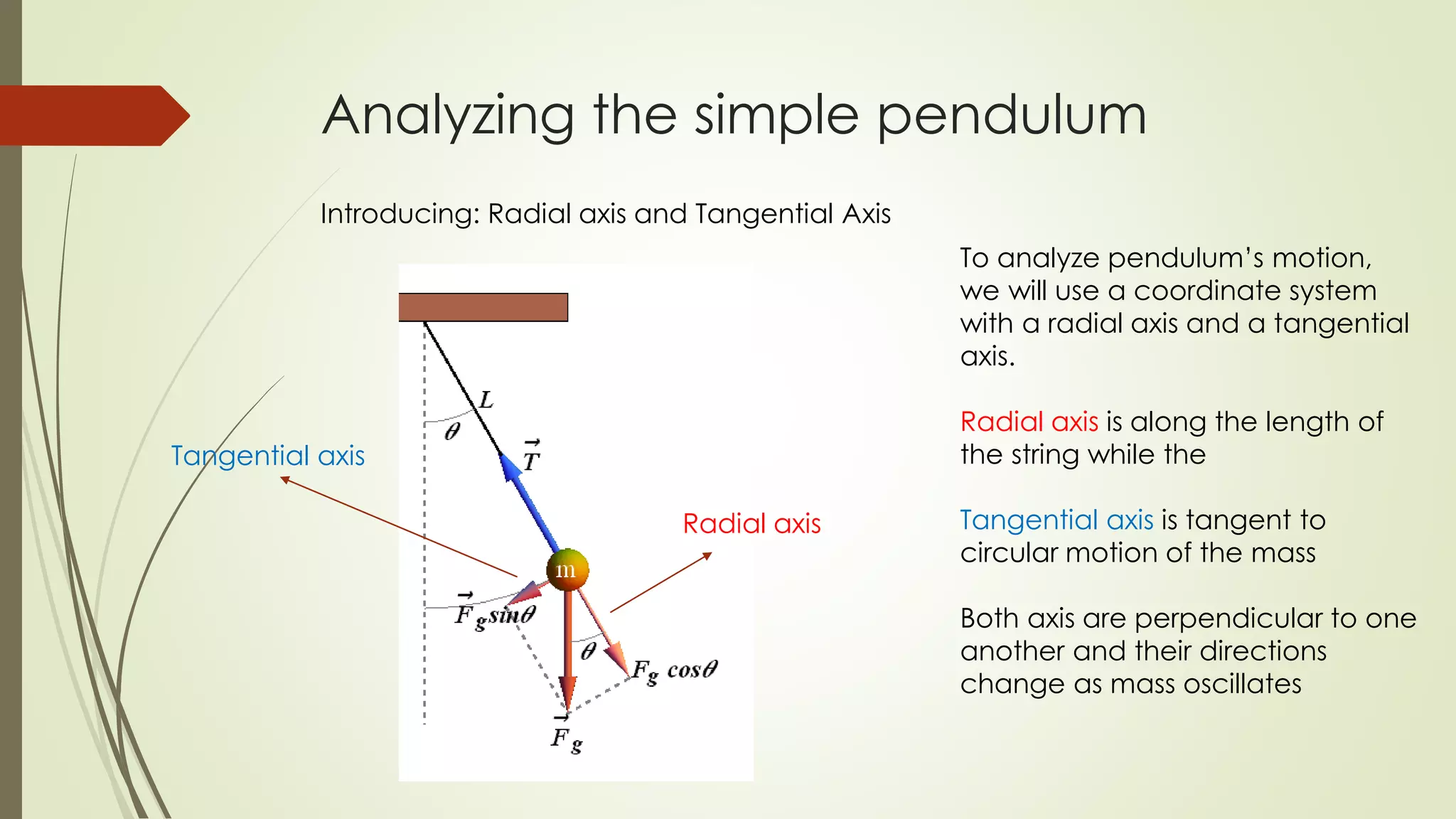 The simple pendulum | PPTX