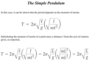 The simple pendulum (using O.D.E) | PPT