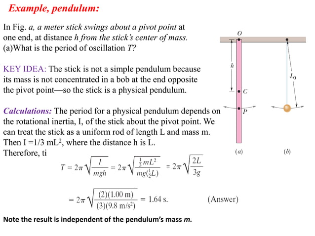 The simple pendulum (using O.D.E) | PPT