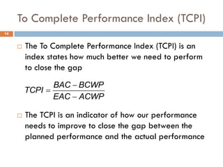 The simple problem of schedule performance indices (neutral) | PPT