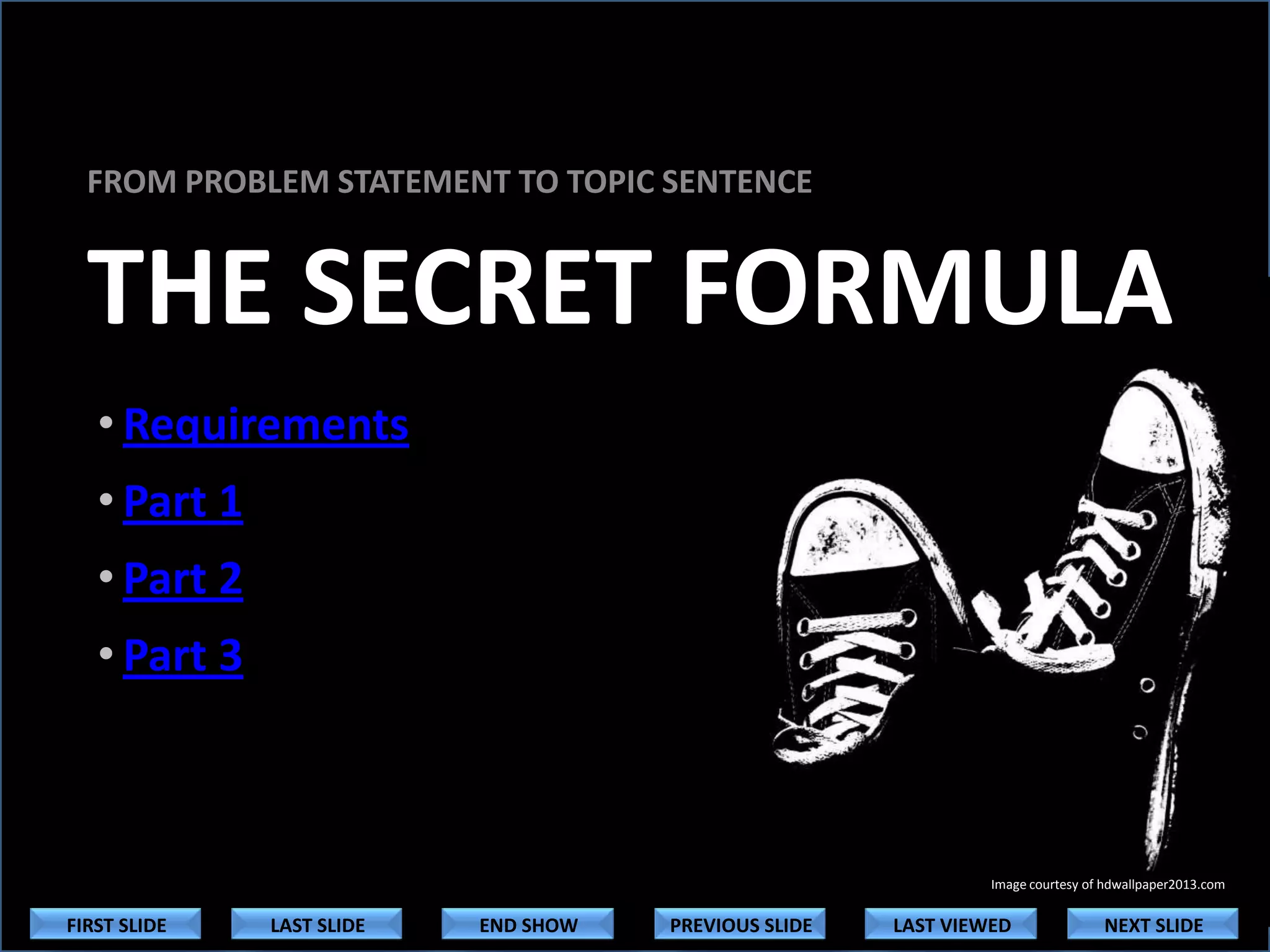 The Simple Thesis Statement | PPSX