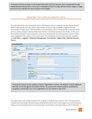 The simplification of the vendor master record | PDF
