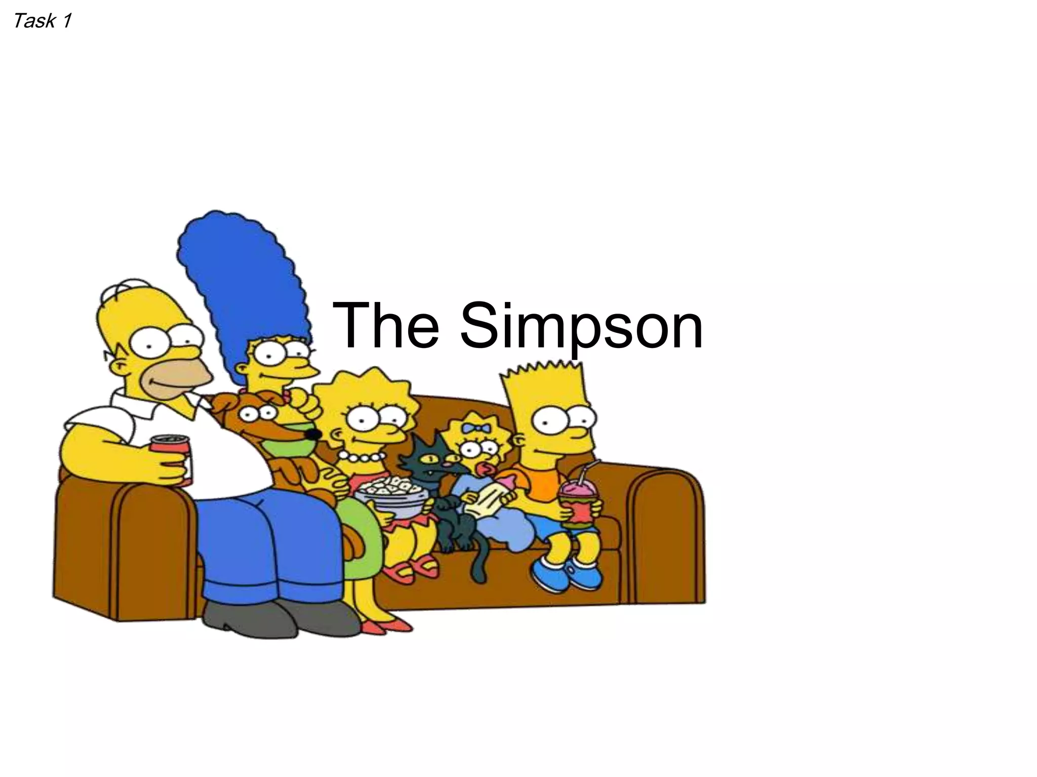 Task 1 - Animation: The Simpsons | PPTX