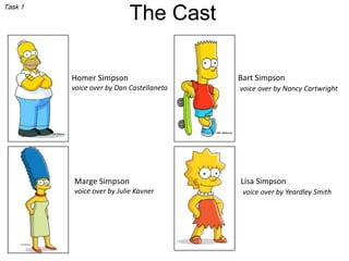 Task 1 - Animation: The Simpsons | PPTX