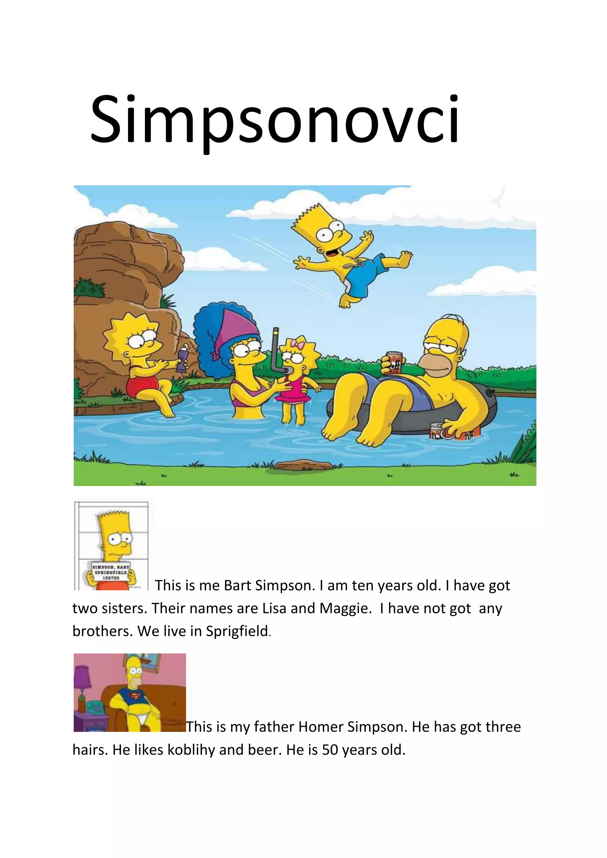 The Simpsons | DOCX | Television | Entertainment