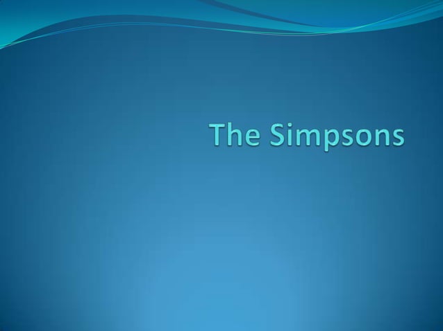 The simpsons | PPT