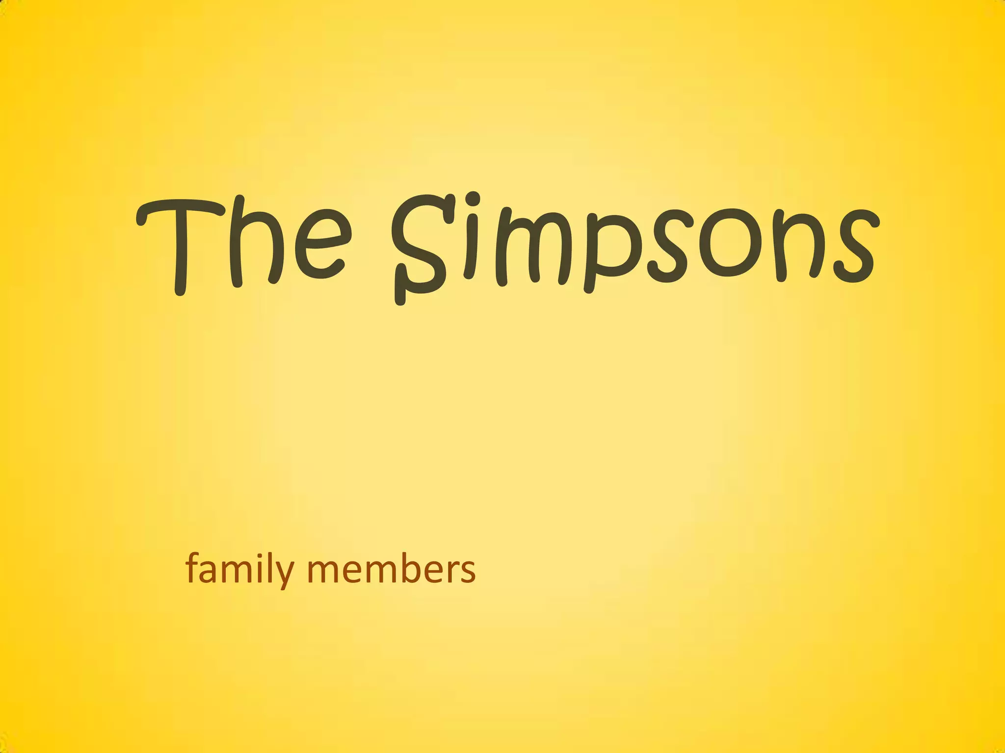 The simpsons | PPTX