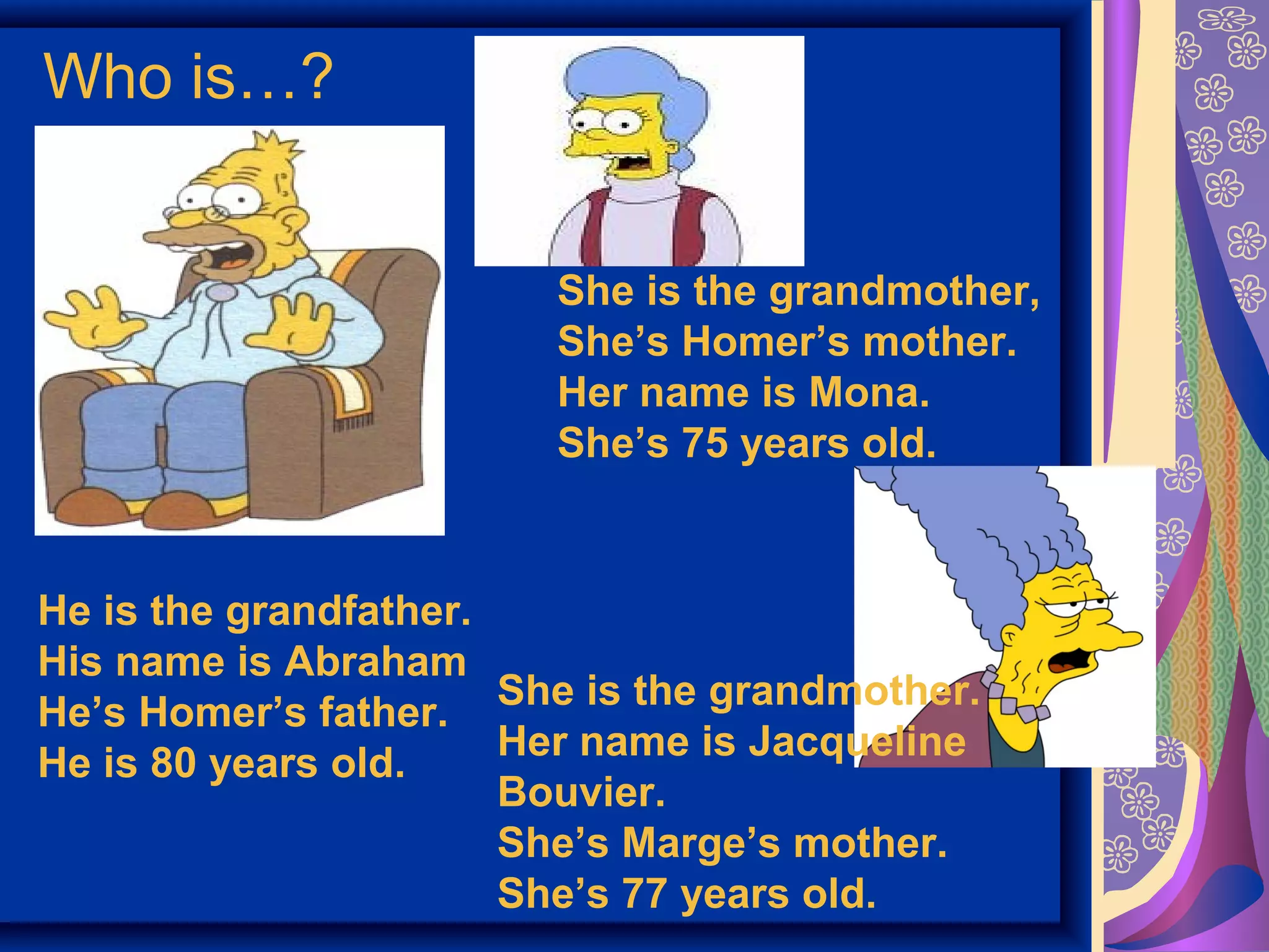The simpsons family tree | PPT