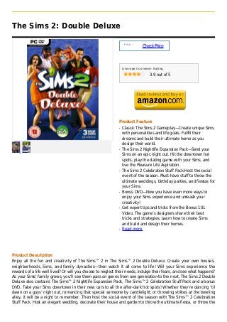 The sims 2 double deluxe