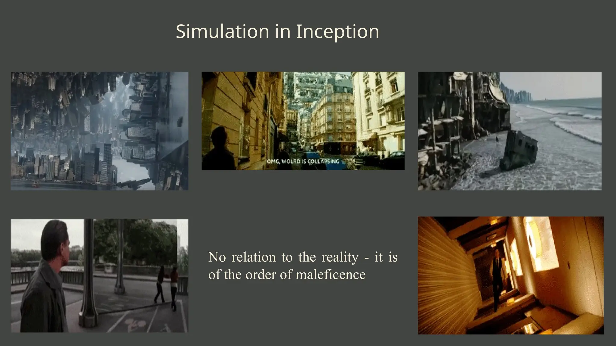 Coursework Presentation : The Simulacrum in Inception | PPTX