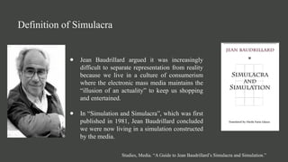 Coursework Presentation : The Simulacrum in Inception | PPTX