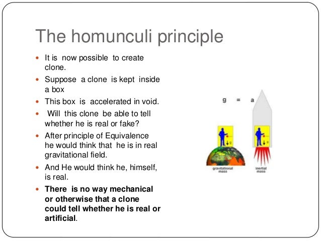 The simulation hypothesis : Homunculi principle.