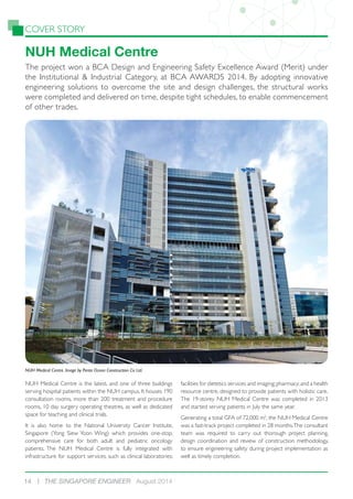 The Singapore Engineer Aug 2014: National University Hospital | PDF