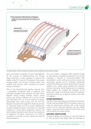 The Singapore Engineer - NTU Sports Hall Cover Story | PDF