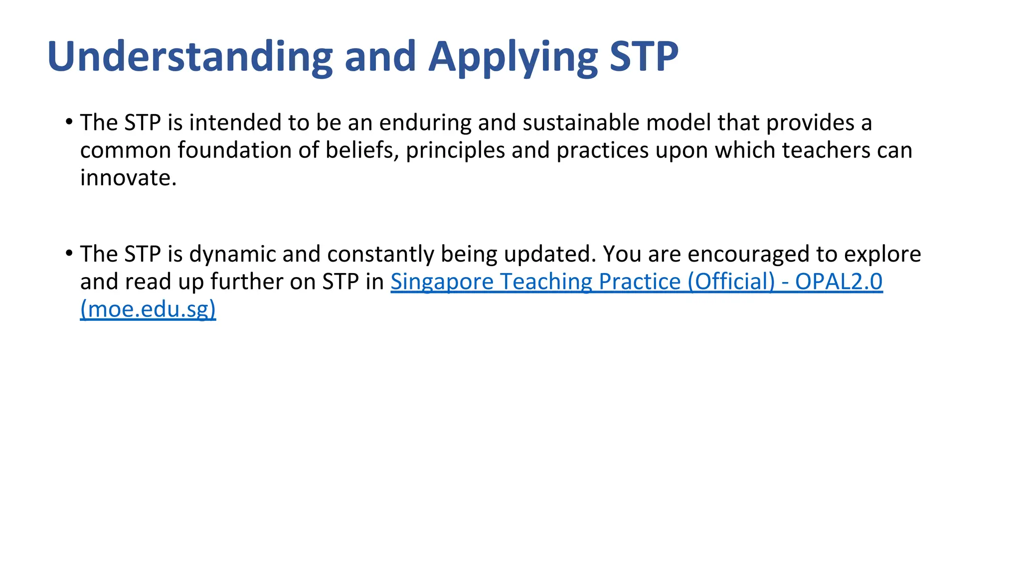 The Singapore Teaching Practice document | PDF