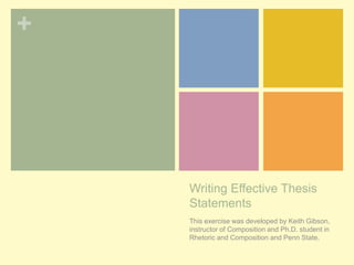 Thesis | PPTX | Education