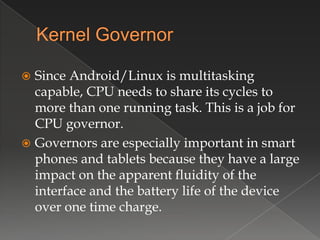 Energy Efficient OS fo Android Powered Smart Devices | PPT