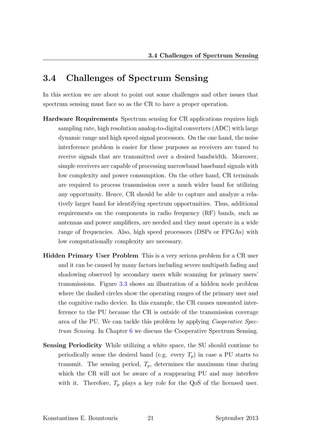 Spectrum Sensing Techiniques for Cognitive Radios | PDF ...