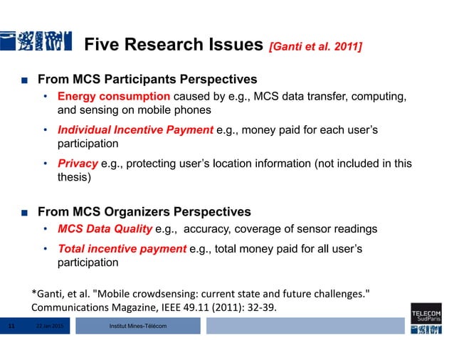 Phd Defense Talk Near Optimal Mobile Crowdsensing Design Framework And Algorithms Ppt
