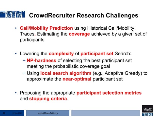 Phd Defense Talk Near Optimal Mobile Crowdsensing Design Framework And Algorithms Ppt